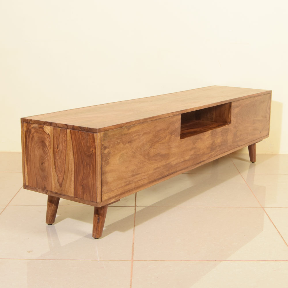 Wood Decor 2 Door Tv Unit, Sheesham Wood - Furniture Store In Perth ...