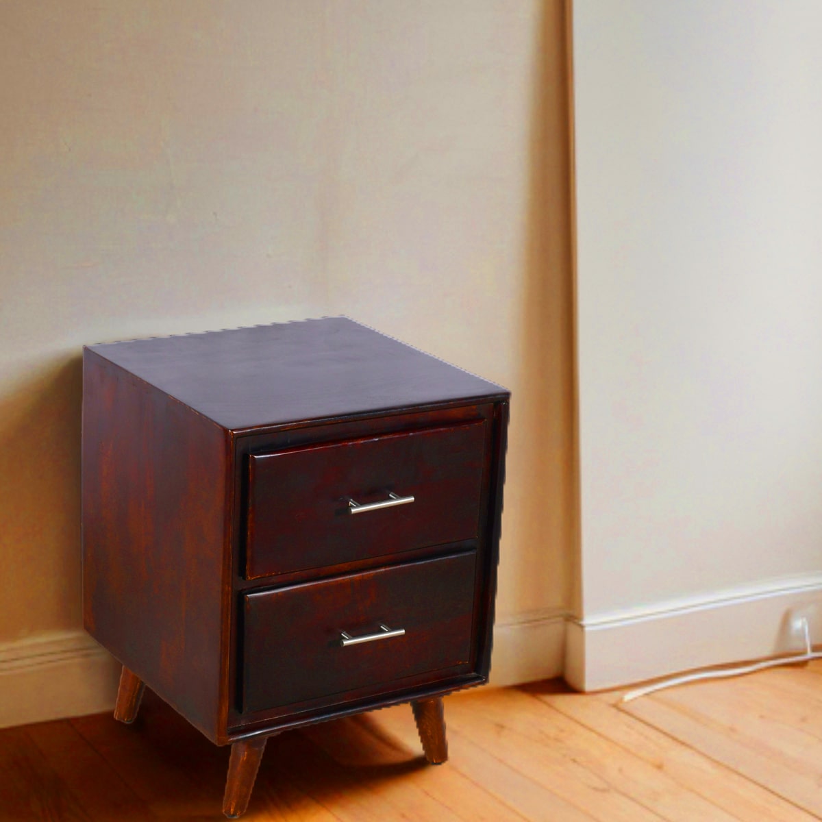 Wood Decor Emily Bedside Table, Mango Wood - Furniture Store In Perth ...