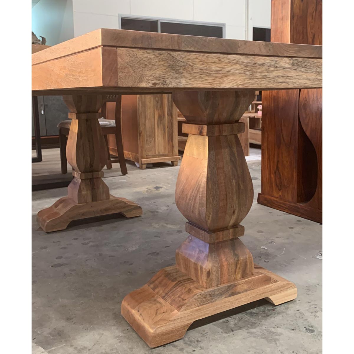 Wood Decor Hampton Style Dining Table, Mango Wood - Furniture Store In ...