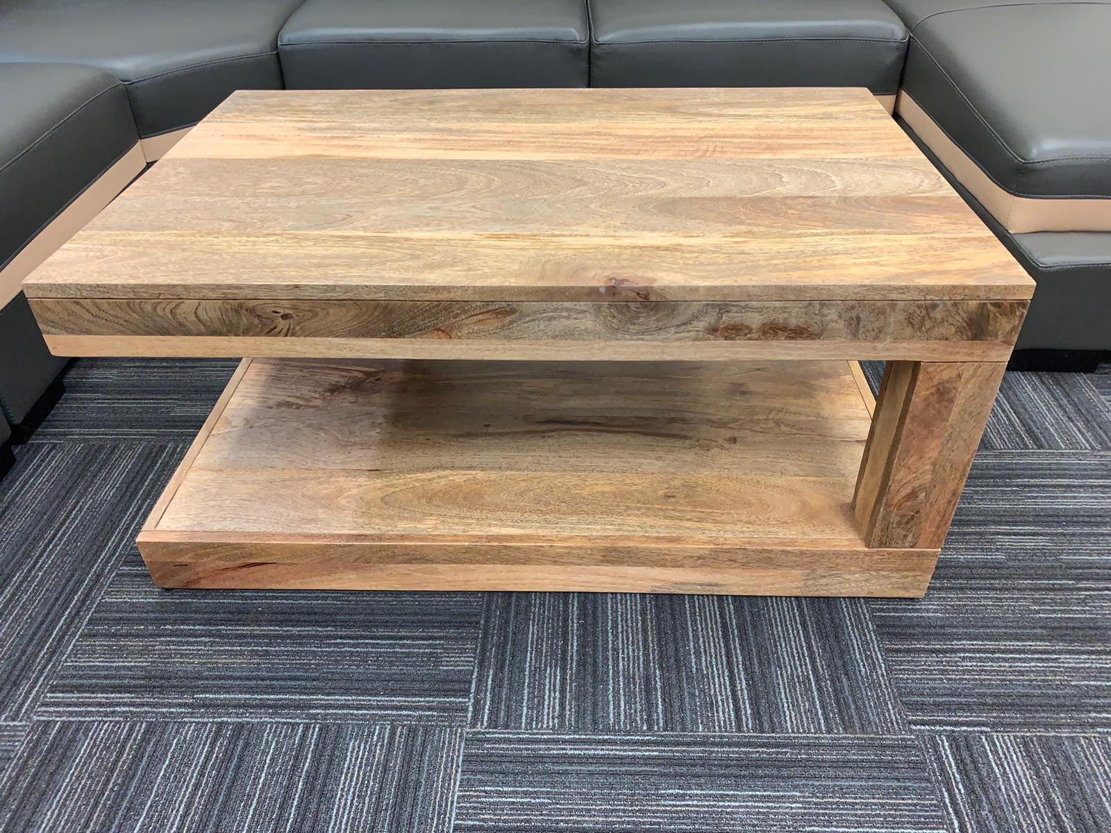 Wood Decor Coffee Table, Mango Wood - Furniture Store In Perth ...