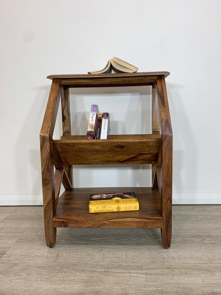 Wood Decor Wooden Side Table/Book Holder - Furniture Store In Perth ...