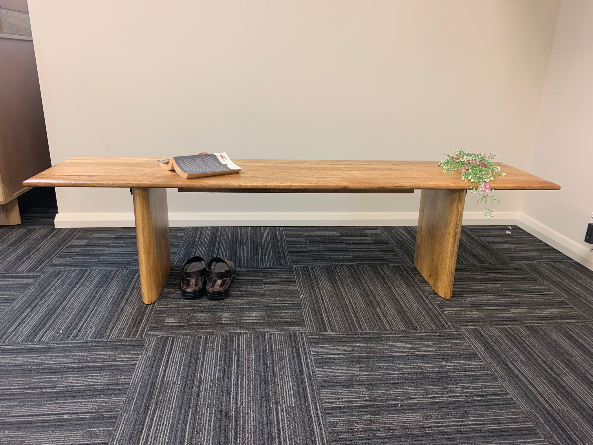 Wood Decor Morgan Style Dining Table Bench, Mango Wood - Furniture ...