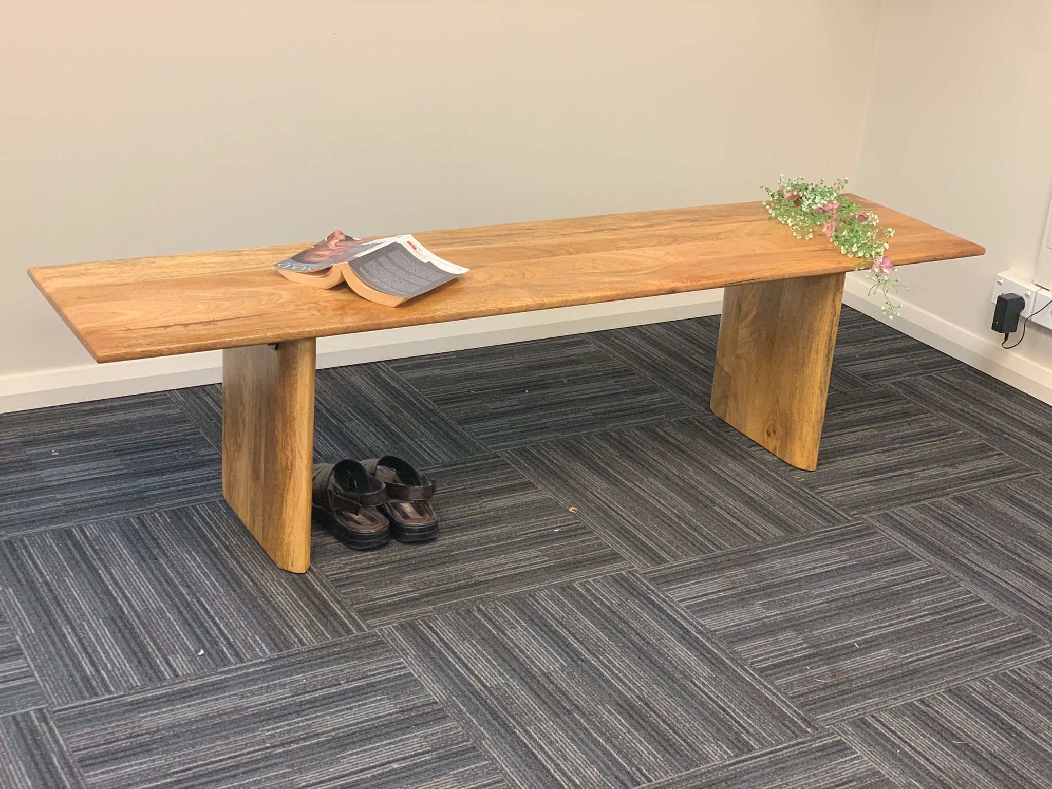 Wood Decor Morgan Style Dining Table Bench, Mango Wood - Furniture ...