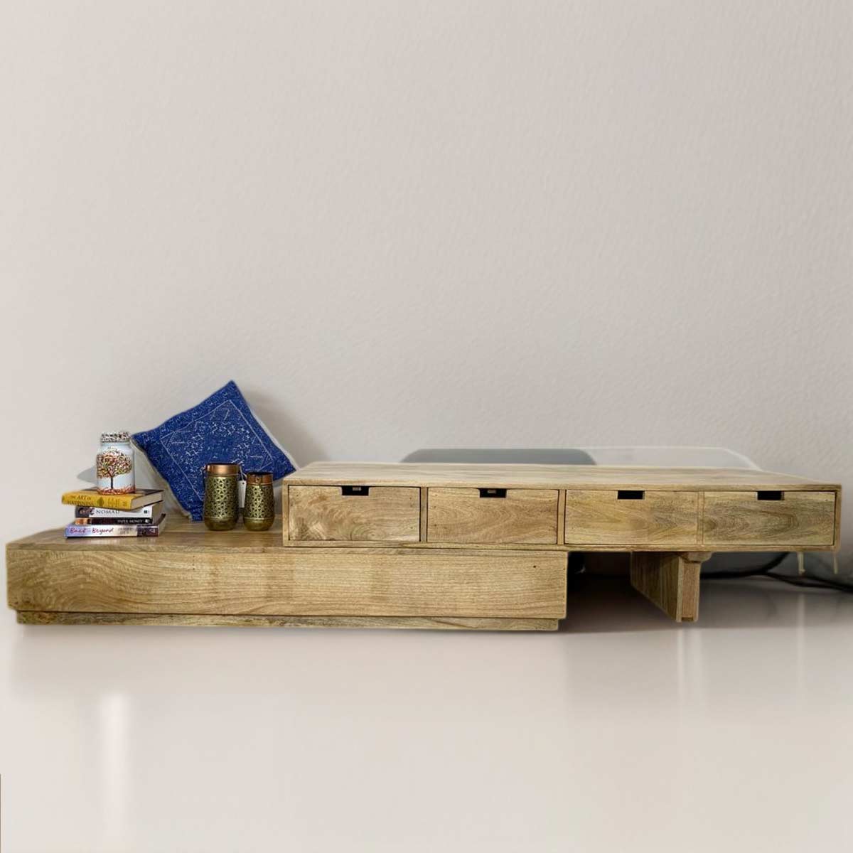 Wood Decor Extendable Tv Unit, Mango Wood - Furniture Store In Perth ...